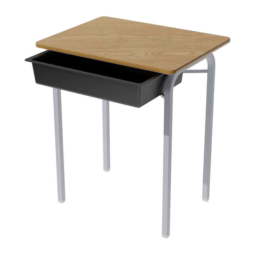 Study Desk with Tote Tray - Educan School Furniture